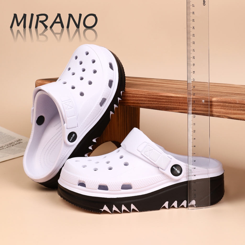 MIRANO 8026-5 Unisex high quality two-color classic clogs non-slip ...