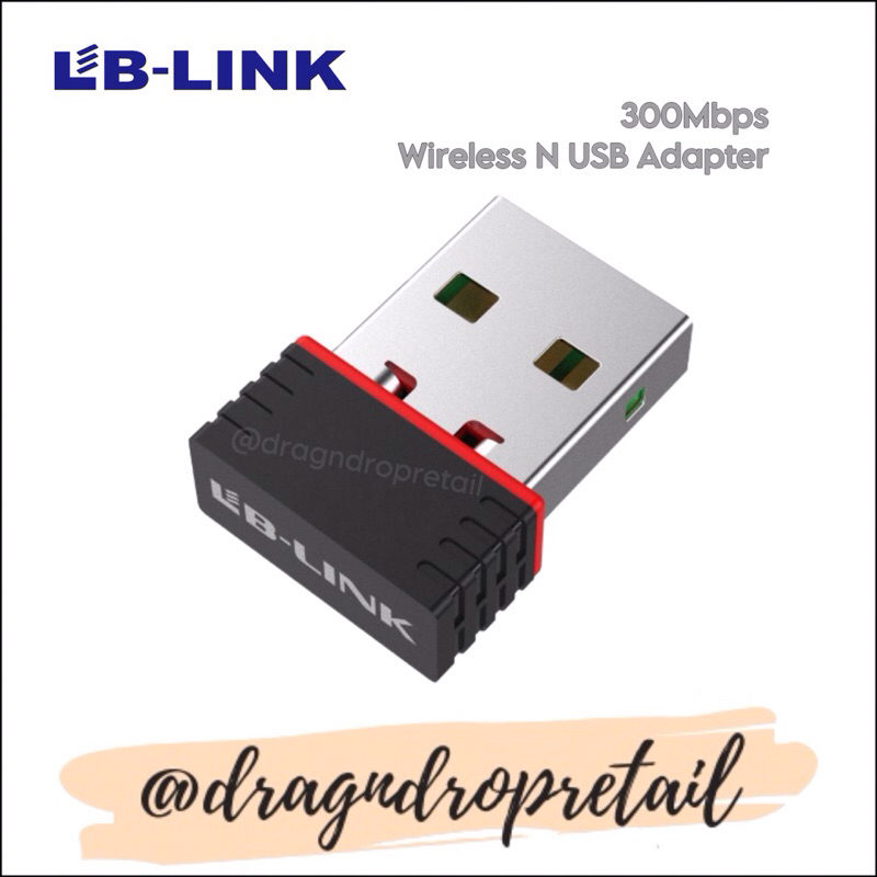 LB-LINK 300Mbps 150Mbps 2.4Ghz Wireless N USB WiFi Adapter Dongle (BL ...