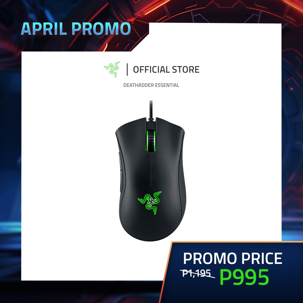 Razer DeathAdder Essential Wired Gaming Mouse | Shopee Philippines