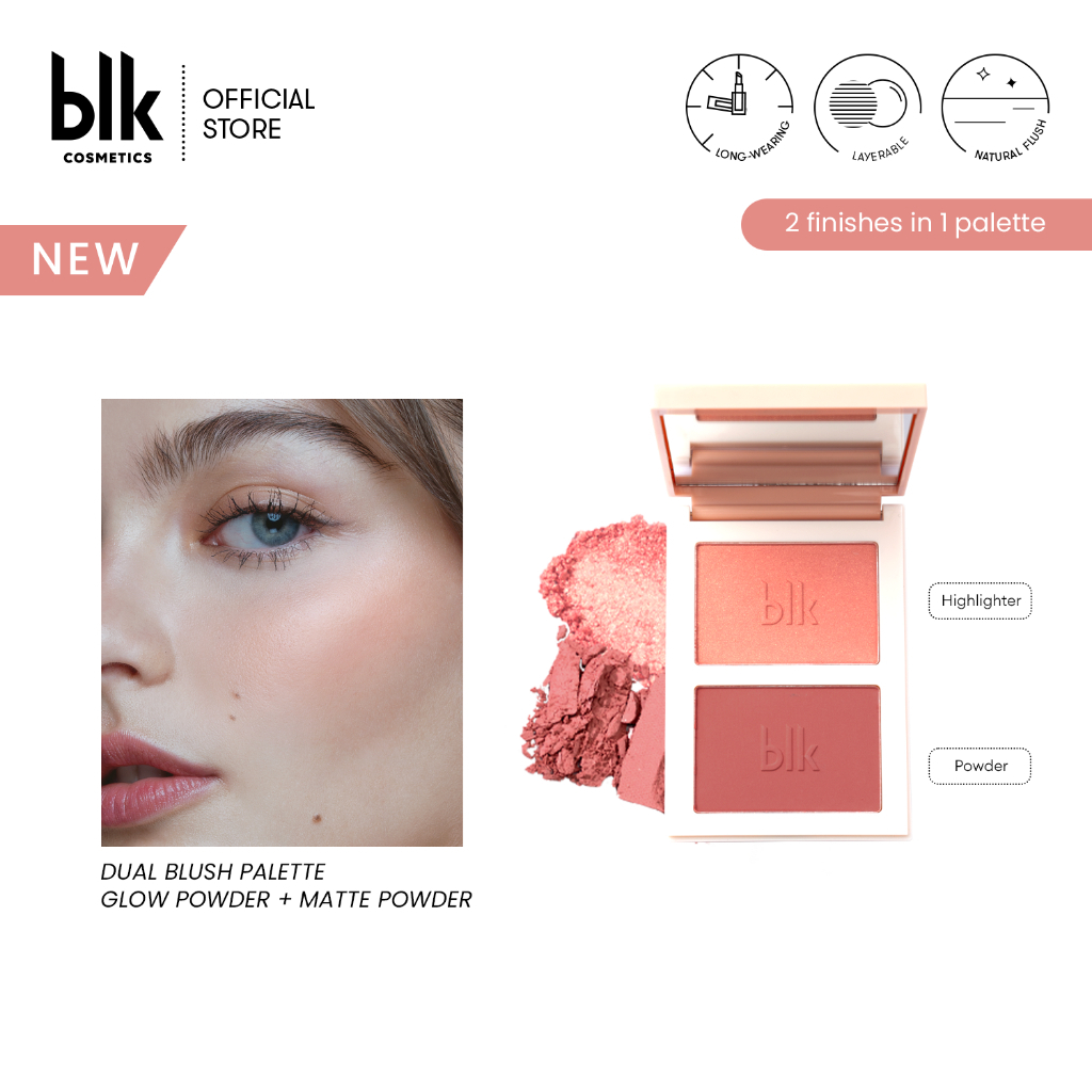 blk cosmetics daydream dual blush palette powder | Shopee Philippines