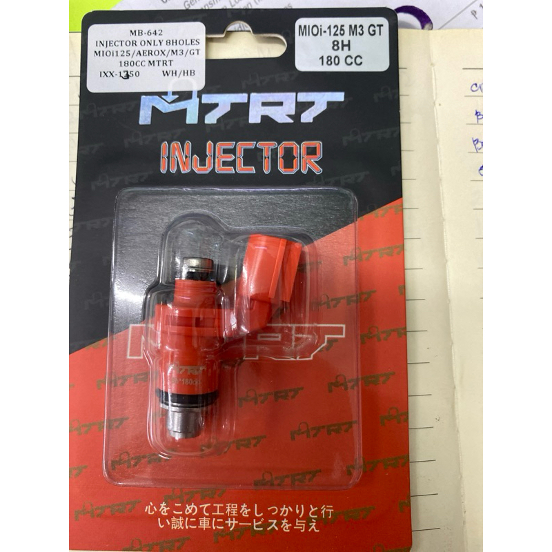 INJECTOR ONLY 180CC 8holes for MIOi125/aerox155/sniper155/Nmax V2 MTRT ...