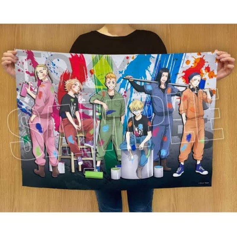 Tokyo Revengers - Mitsuya, Mikey, Chifuyu, Baji, Draken Size B2 Visual ...