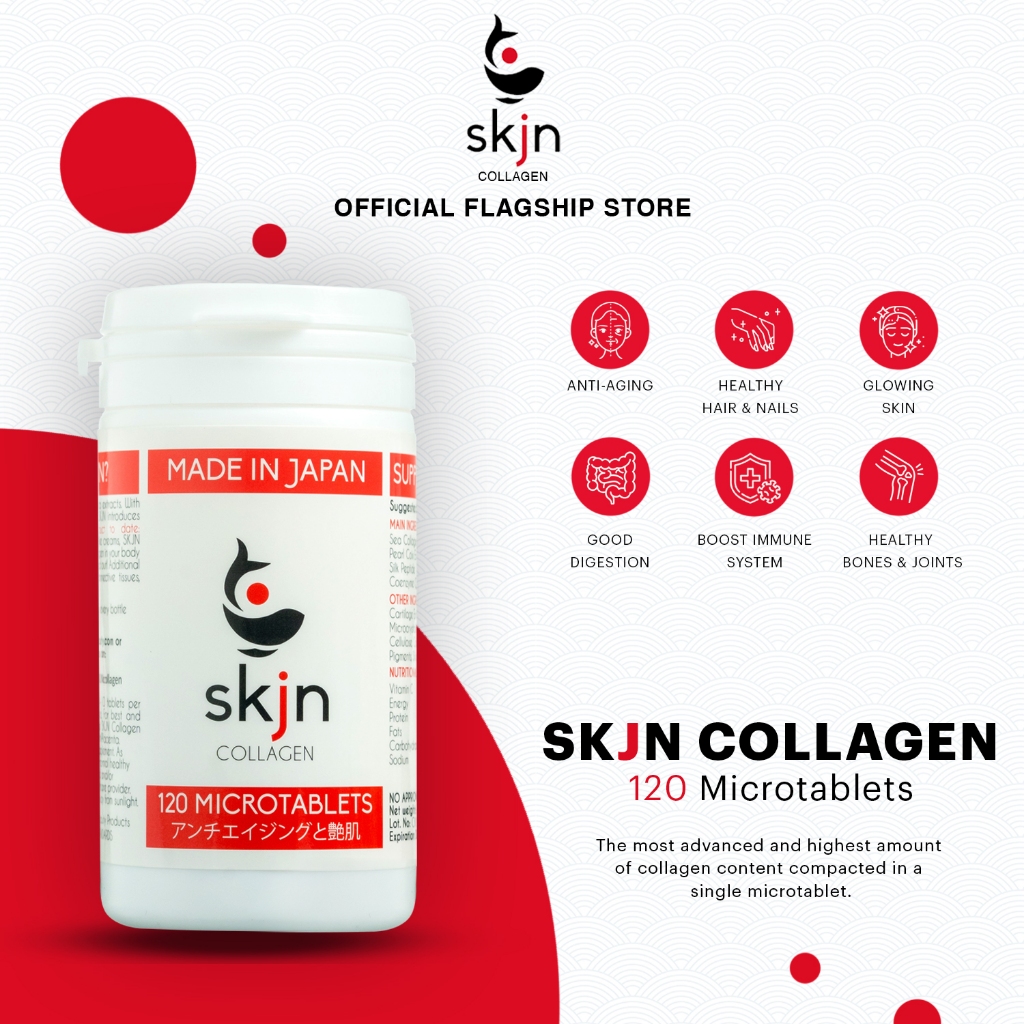 SKJN Collagen Microtablets 120s – 1 Bottle | Anti-Aging, Brightening ...