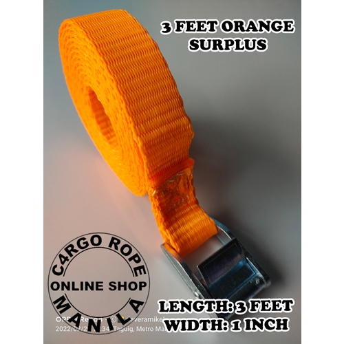 6 Feet Orange Cargo Rope (Surplus) | Shopee Philippines
