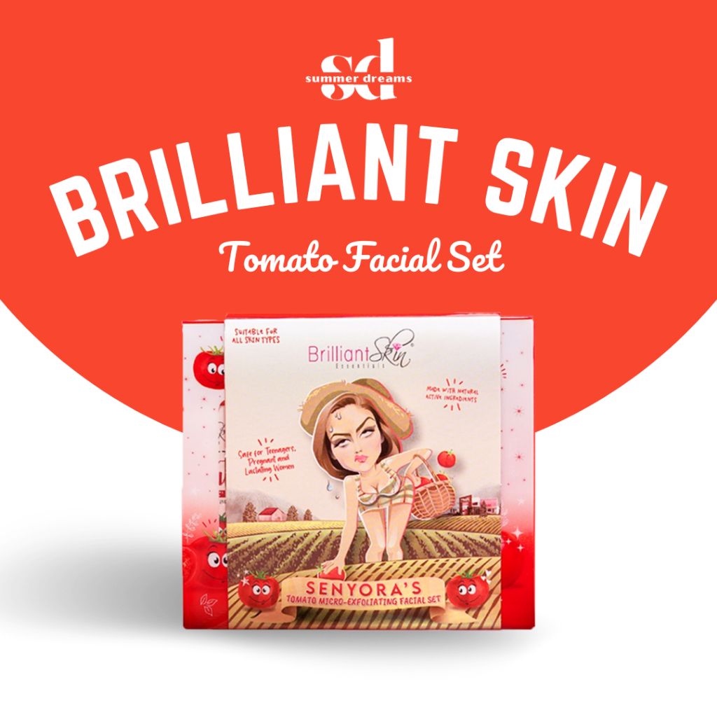 BRILLIANT SKIN ESSENTIALS Tomato Rejuvenating Micro-Exfoliating Facial ...