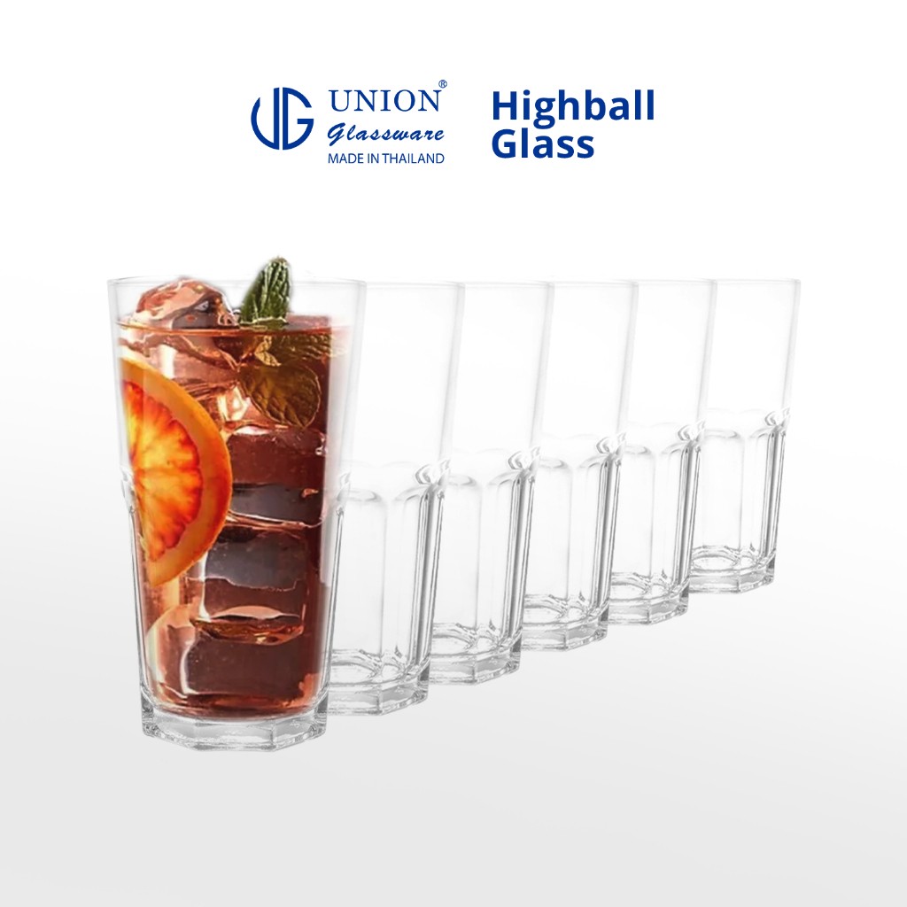 UNION GLASS Tumbler 6pcs set 420ml | 14.5oz | Shopee Philippines