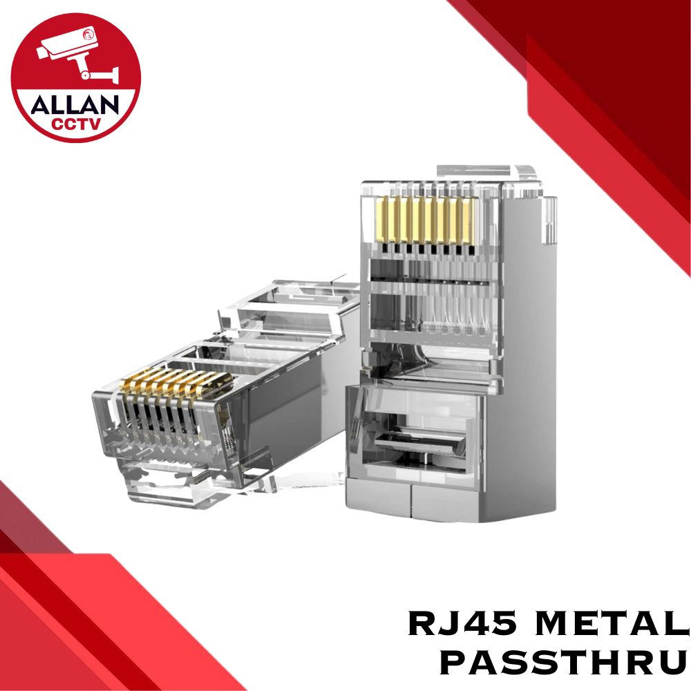 Allan 1pc Metal Shielded RJ45 Connector CAT5 CAT6 | RJ45 METAL ... Allan 1pc Metal Shielded RJ45 Connector CAT5 CAT6 | RJ45 METAL ...