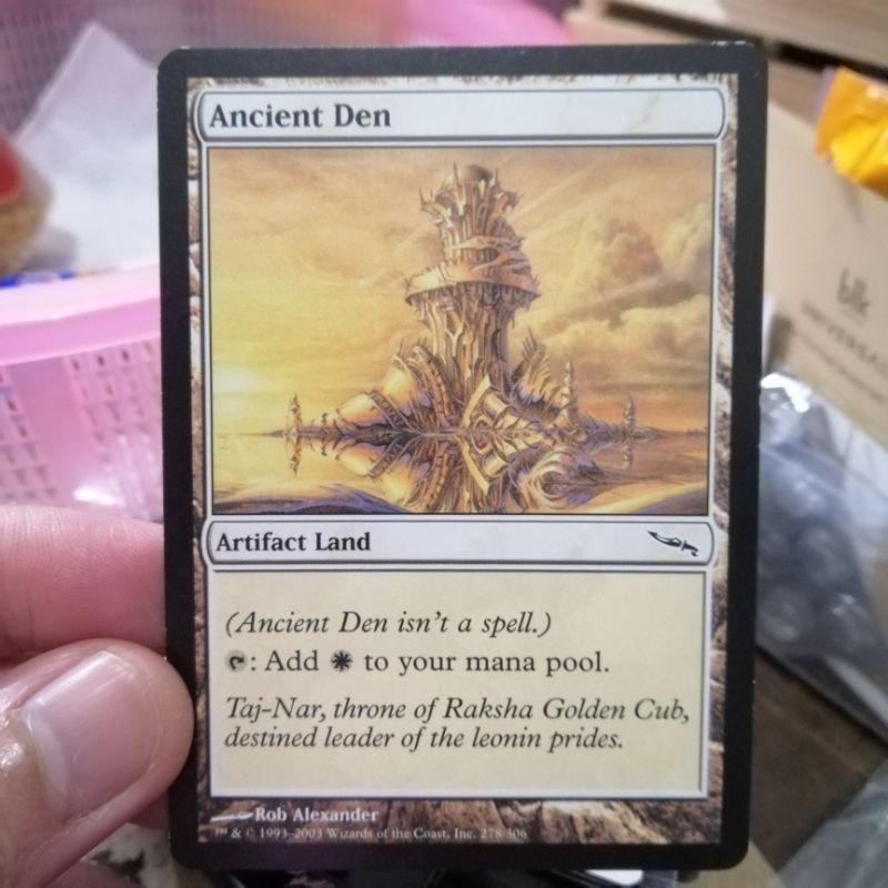 1 PLAYED Ancient Den Mirrodin MTG card magic the gathering | Shopee ...