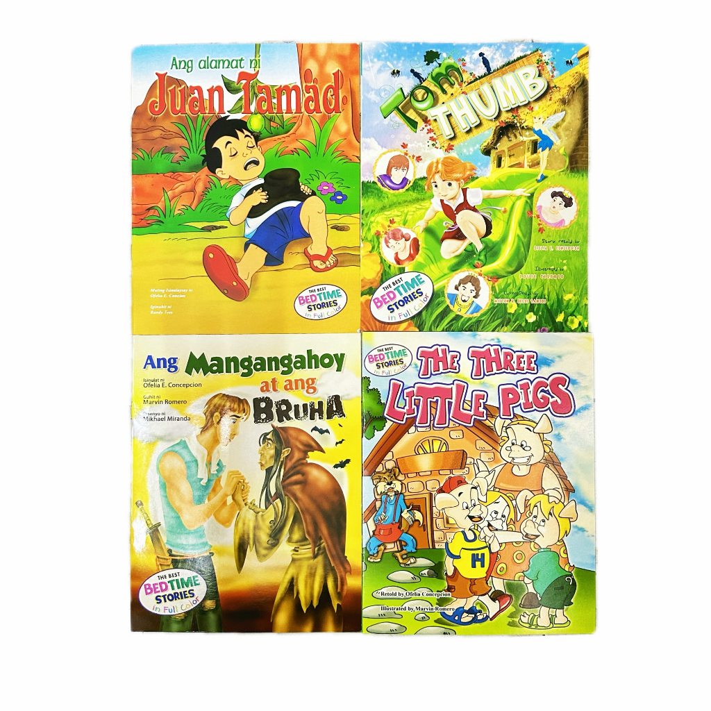 Story Book Colored Bed Time Stories in Full Color Early Learning ...