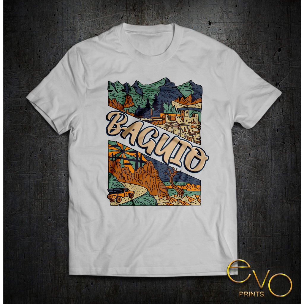 Baguio Shirt New Design For Men and Women Souvenir Shirt | Shopee ...