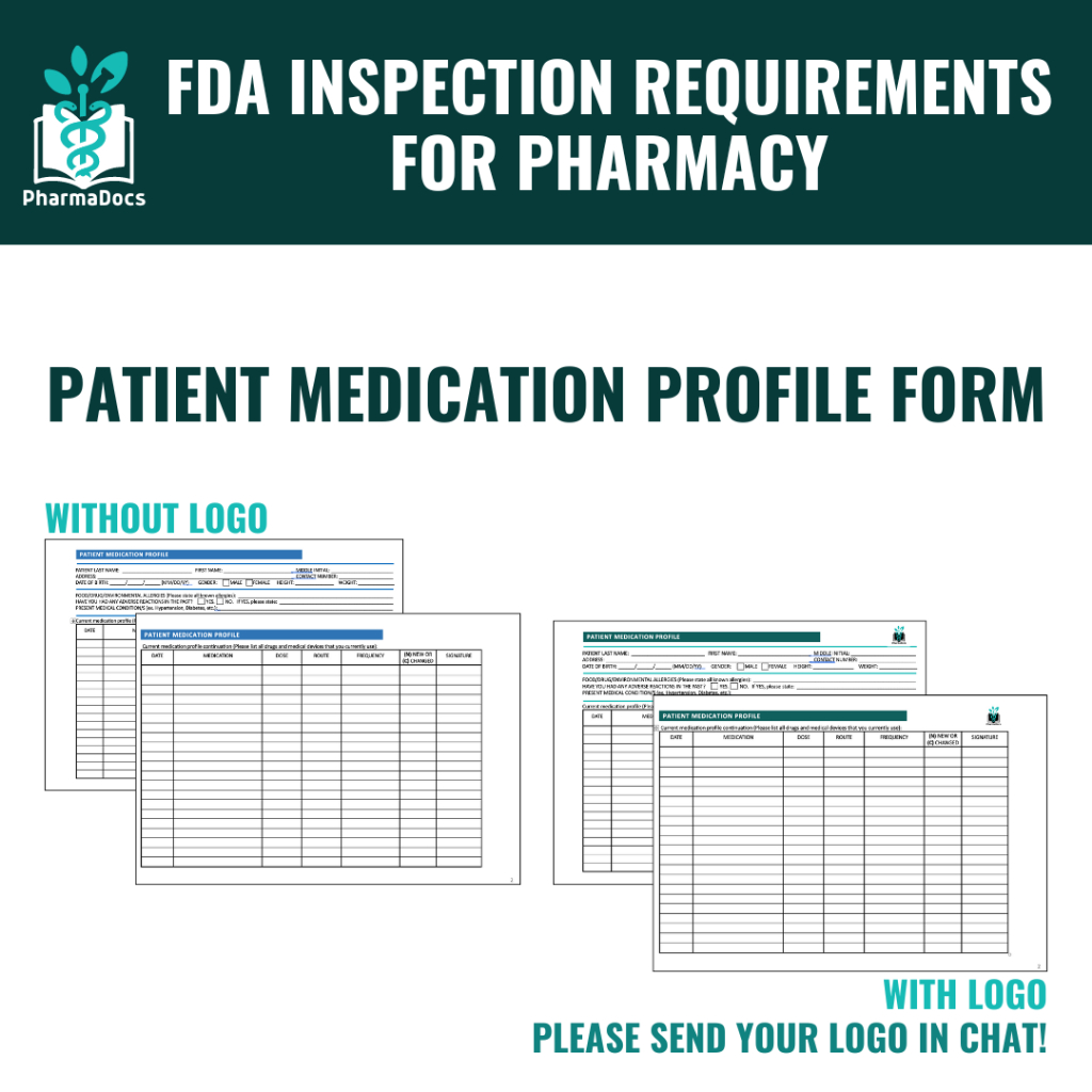 Patient Medication Profile Form Pad for PHARMACIES | Shopee Philippines