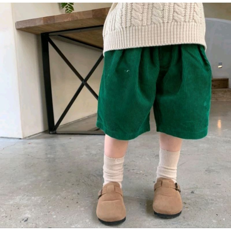Pang Porma CORDUROY SHORT For Kids 2-4yrs old Boy Thick Fabric ...