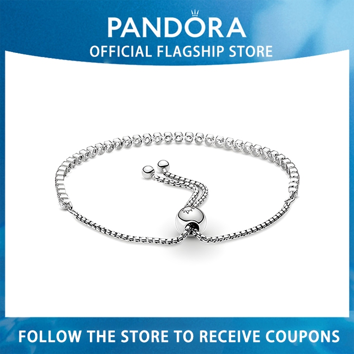 Pandora Shining Bracelet Rope 925 Silver Chain Adjustable Fashion High ...