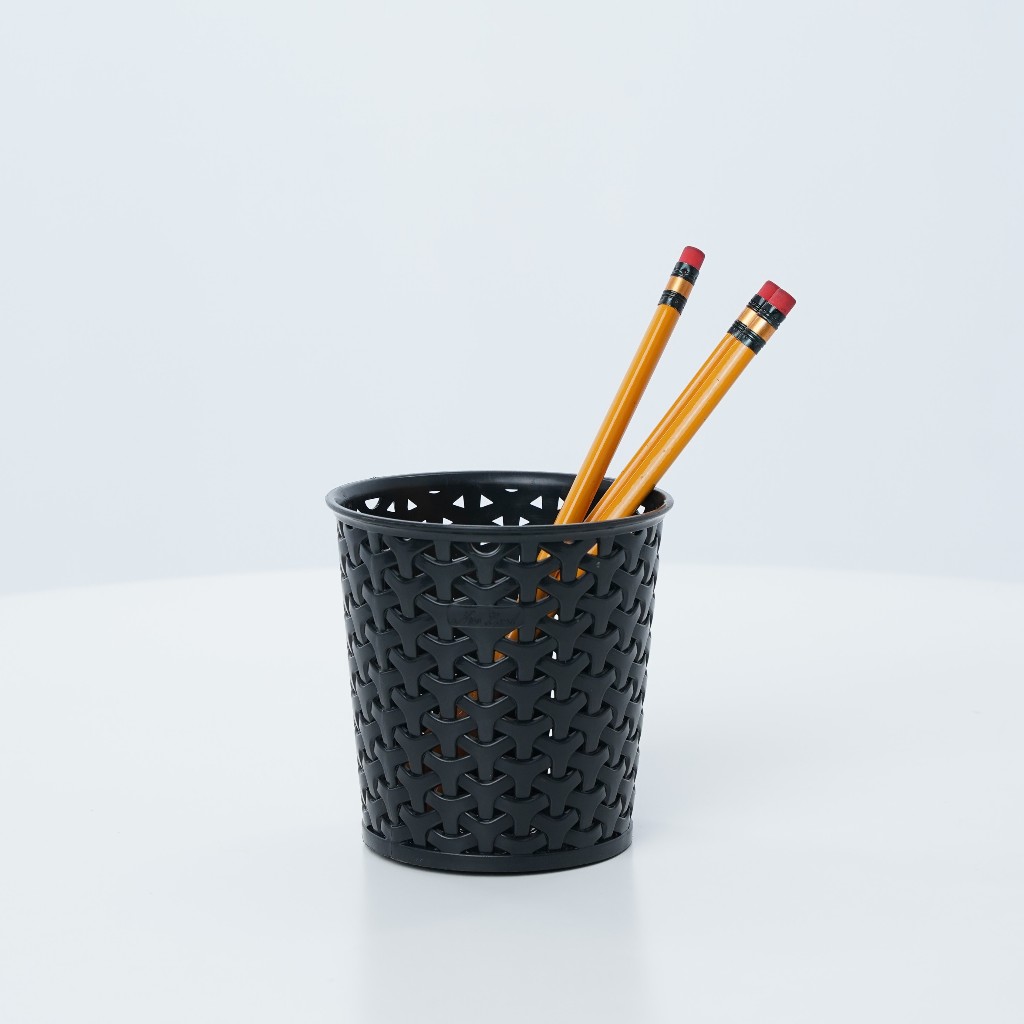 Small Desk Dustbin, Pencil Holder, Mini Trash Can, Office Desk ...