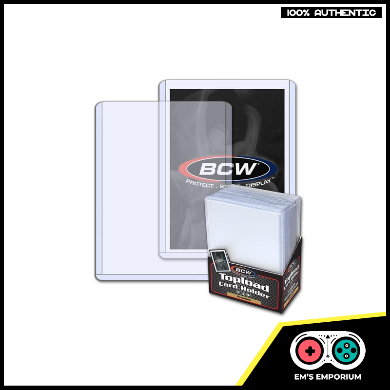 BCW 3x4 Toploader Card Holder - Premium | Shopee Philippines