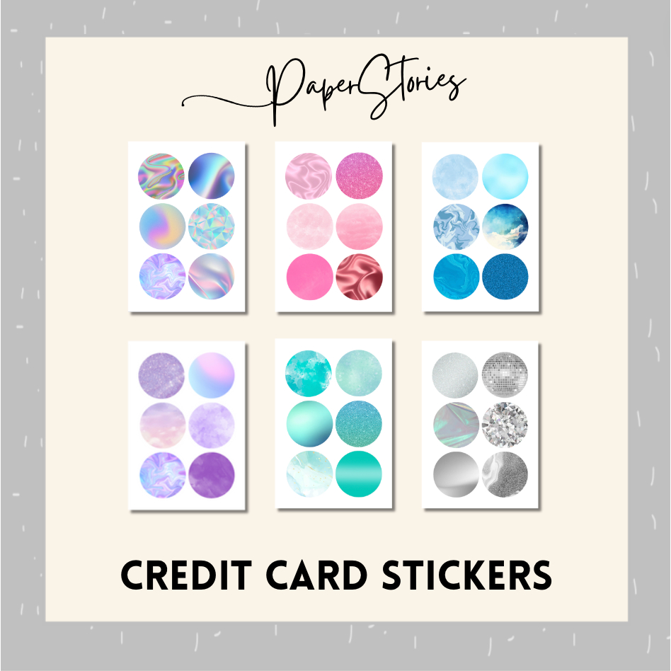 Paper Stories | Credit Card CVV Stickers | Shopee Philippines