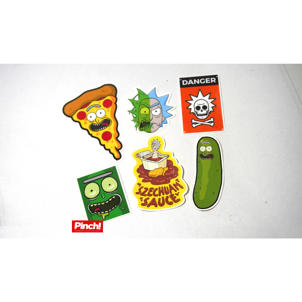 Pinch Sticker - R&M Sticker Pack! - 6pcs | Shopee Philippines