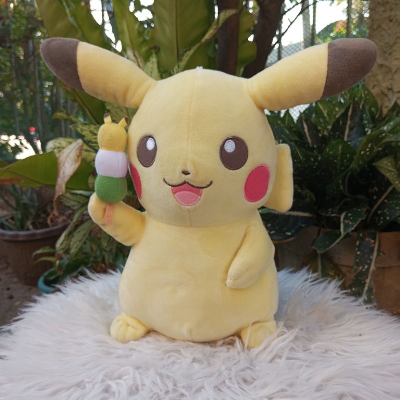 BANPRESTO Pikachu Dango Pokemon Tea Party Hall Stuffed Toy | Shopee ...