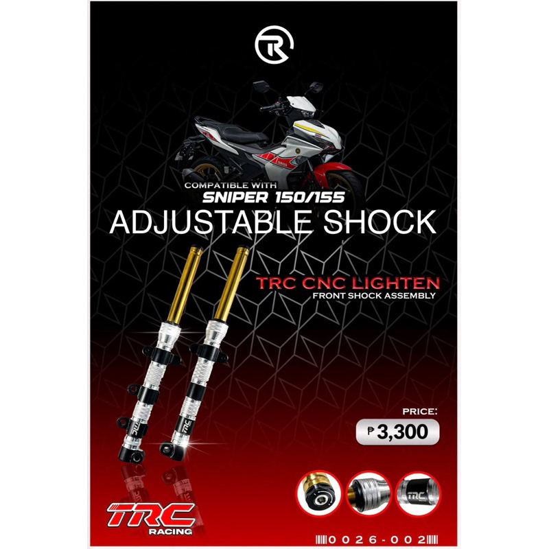 TRC FRONT SHOCK ADJUSTABLE | Shopee Philippines