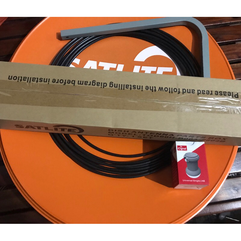 SATLITE ODU/DISH/PLATE( Free wire,lnb,,connector) | Shopee Philippines