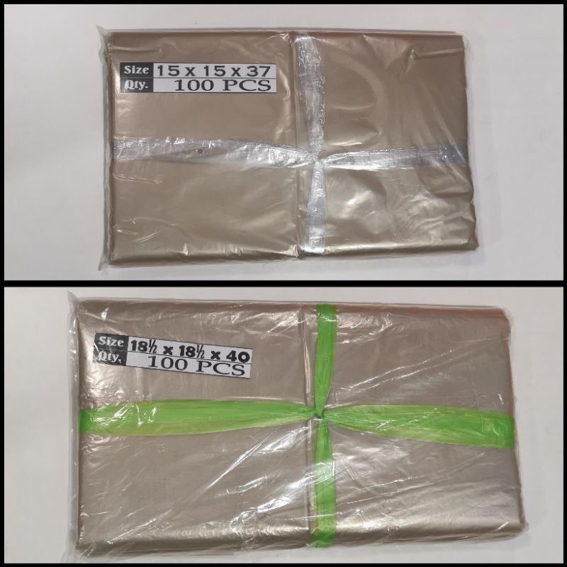 TRASH BAG FLAT FOLDED / GARBAGE BAG XL, XXL (BLACK, CLEAR, GREEN ...