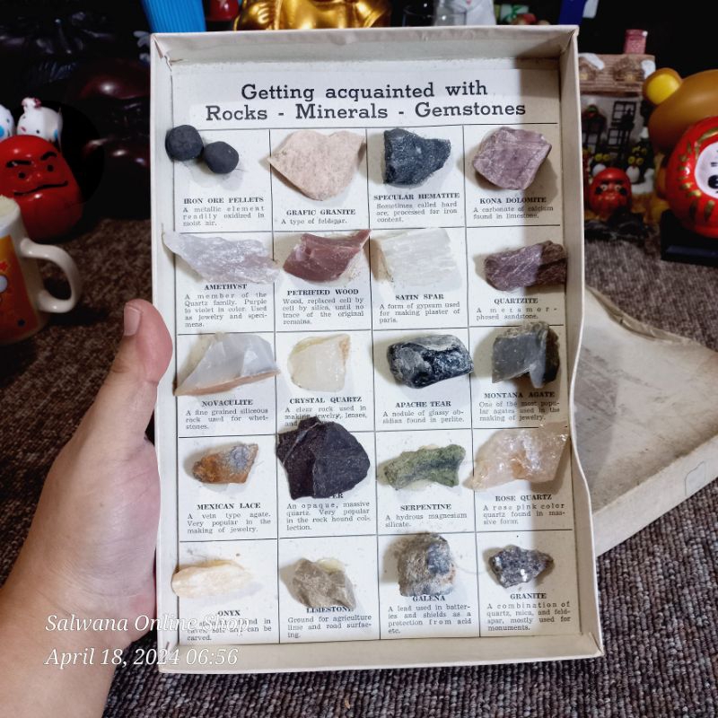 ROCKS MINERALS GEMSTONES COLLECTION • Japan Surplus | Shopee Philippines