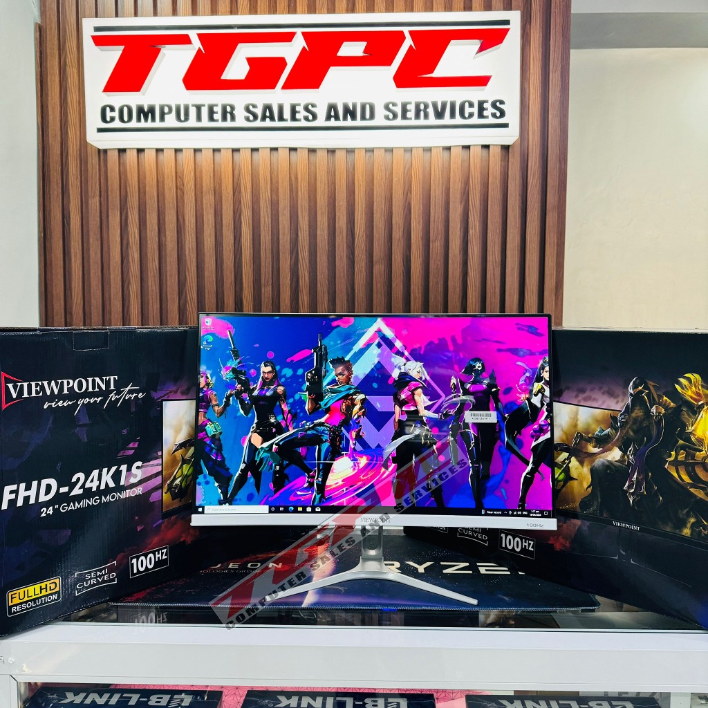 VIEWPOINT 24inch 100hz Semi Curved Gaming Monitor | Shopee Philippines