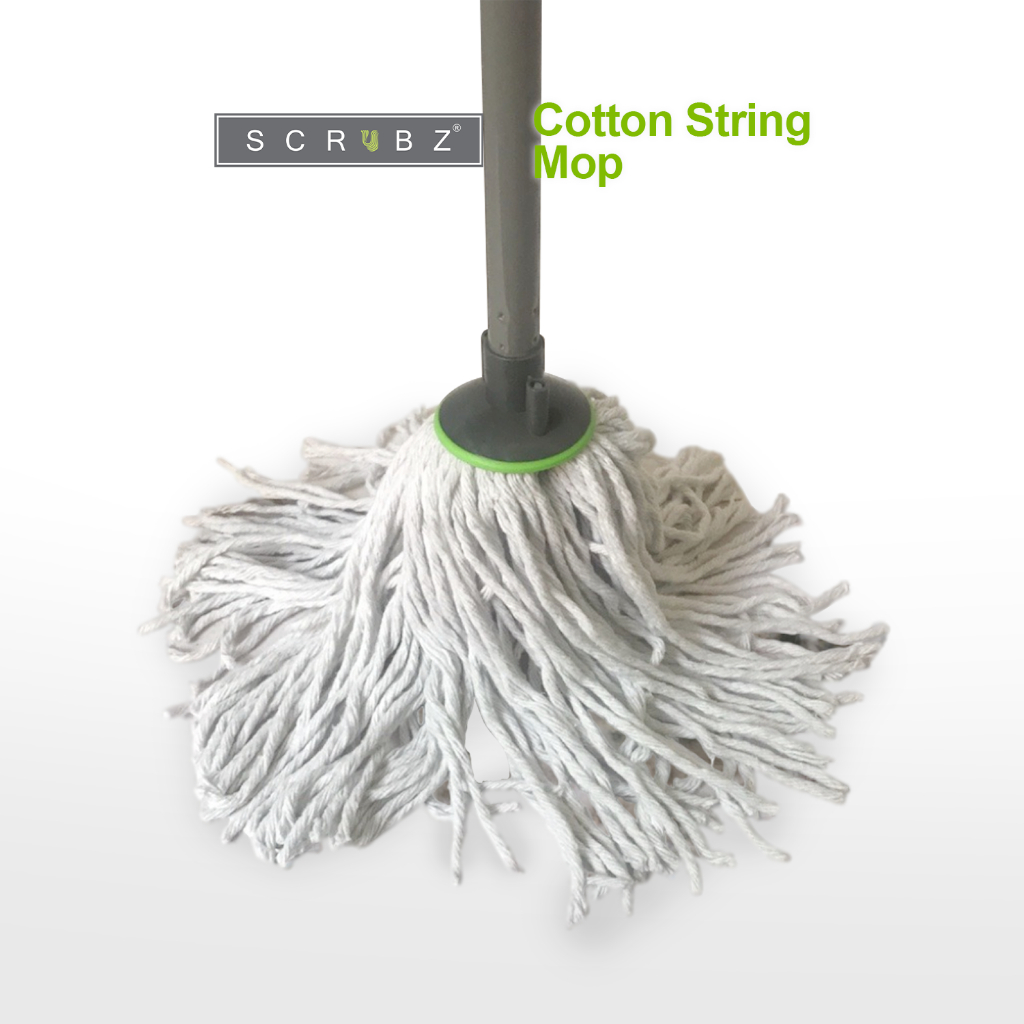 SCRUBZ Premium Cotton String Mop, Cleaning Mop, Floor Mop, Spin Mop ...