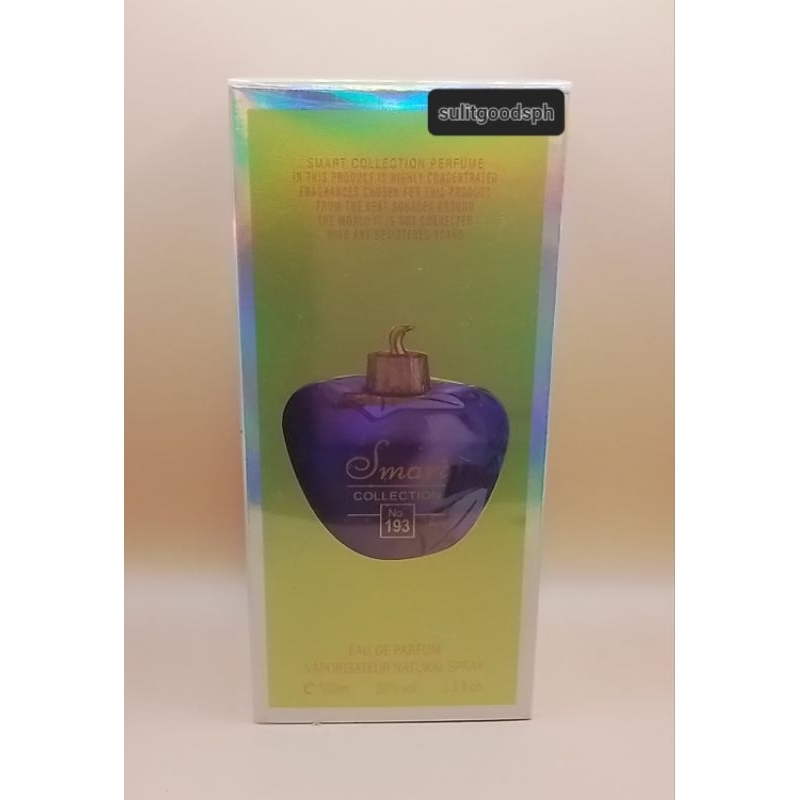 SMART COLLECTION PERFUME NO. 193 FOR WOMEN 100 ML EDP | Shopee Philippines