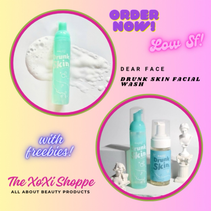 Dear Face Drunk Skin Facial Wash 100ml | Smoothens & Firms Skin ...