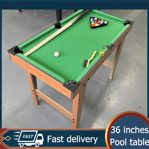 Mini billiard Table for Kids wooden with tall feet pool table set taco ...