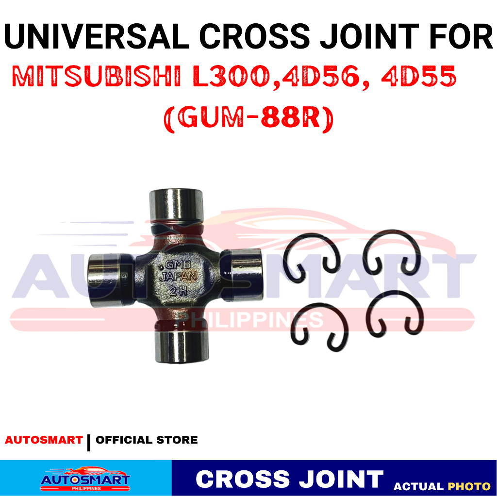UNIVERSAL CROSS JOINT FOR MITSUBISHI L300,4D56, 4D55 (GUM-88R) | Shopee ...