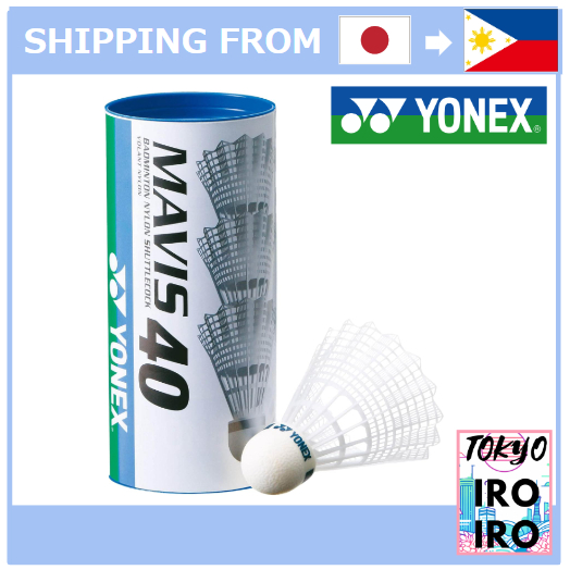 【Japan Quality】YONEX Badminton Shuttle Mavis 40P (Nylon + Synthetic ...