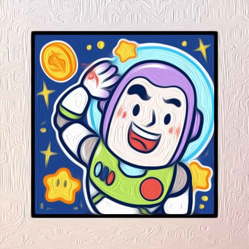 20*20 cartoon char Framed Digital Painting Pagpipinta DIY Canvas ...