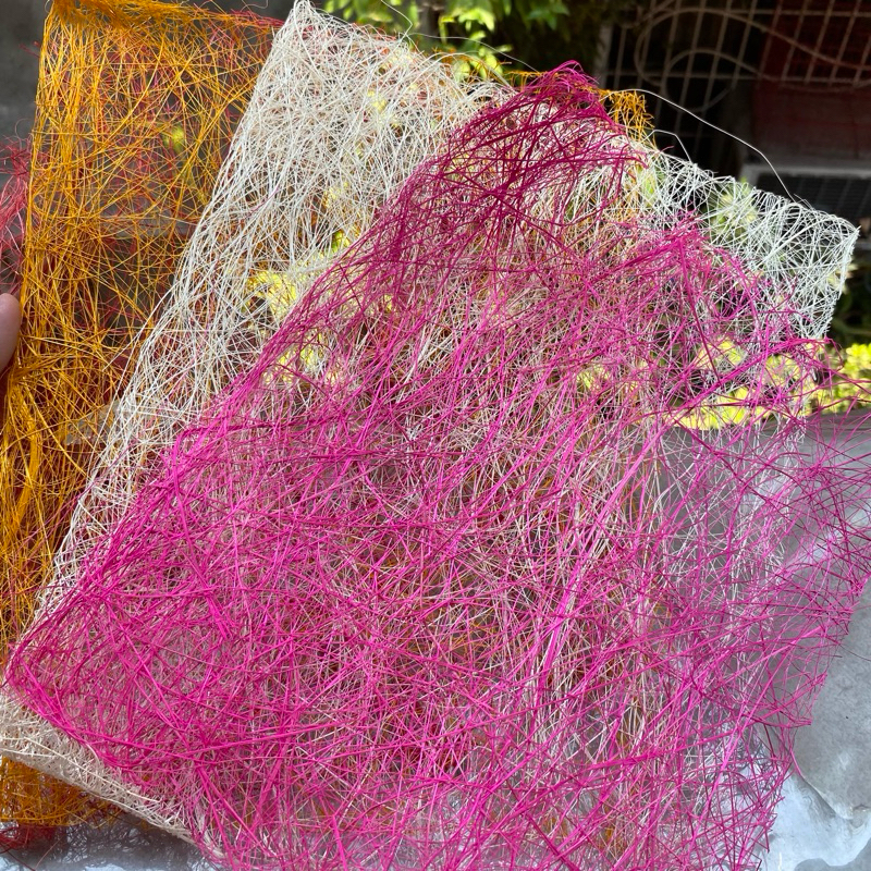 Native Abaca Scrunch Mat A4 size 8x11inches | Shopee Philippines