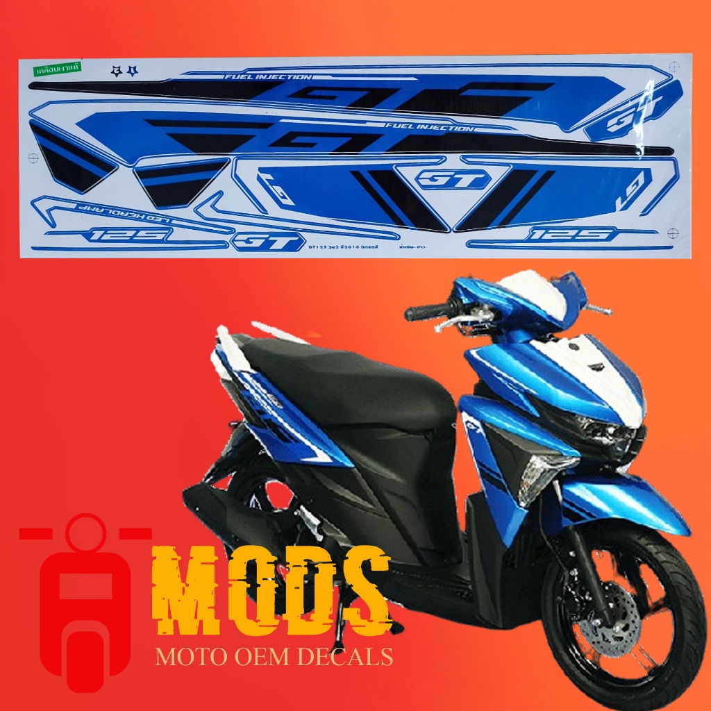 YAMAHA MIO SOUL i 125 ORIGINAL THAILAND MADE Stock Decal/Sticker ...