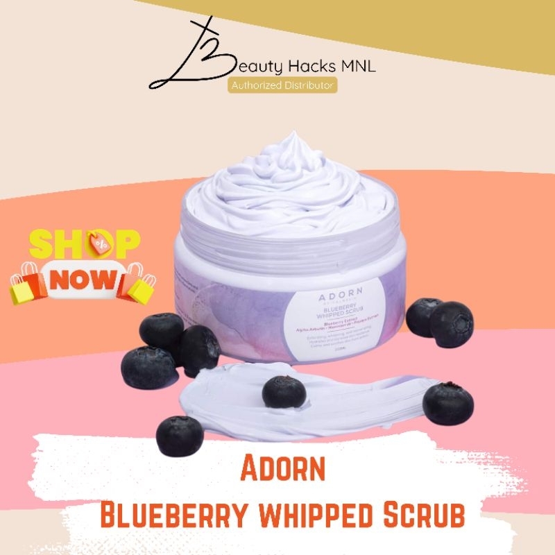 Adorn by Calmskin Blueberry Whipped Scrub 250ml | Shopee Philippines