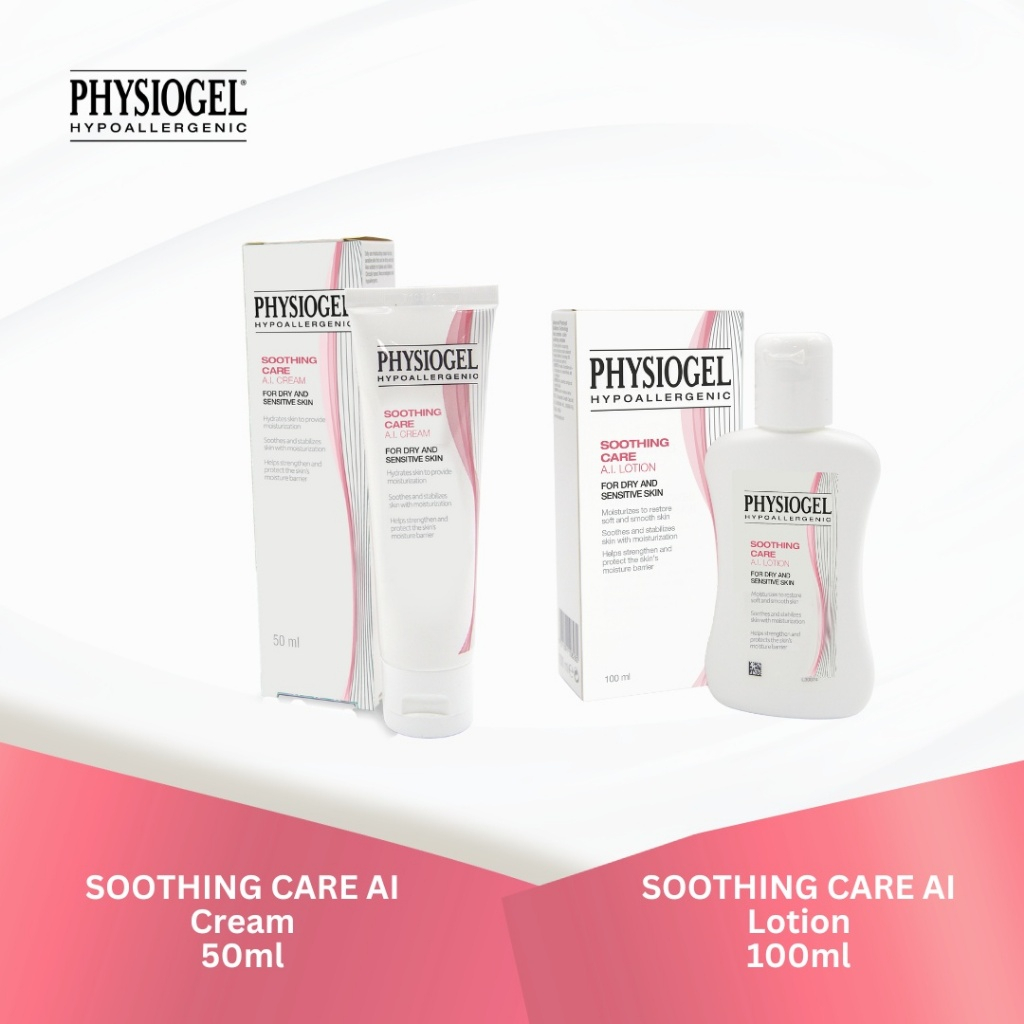 Physiogel Hypoallergenic SOOTHING CARE AI Cream - 50ml w/ Physiogel ...