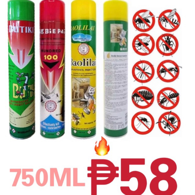 Original Baolilai/BTK/DBMosquito Killer 750ML | Shopee Philippines