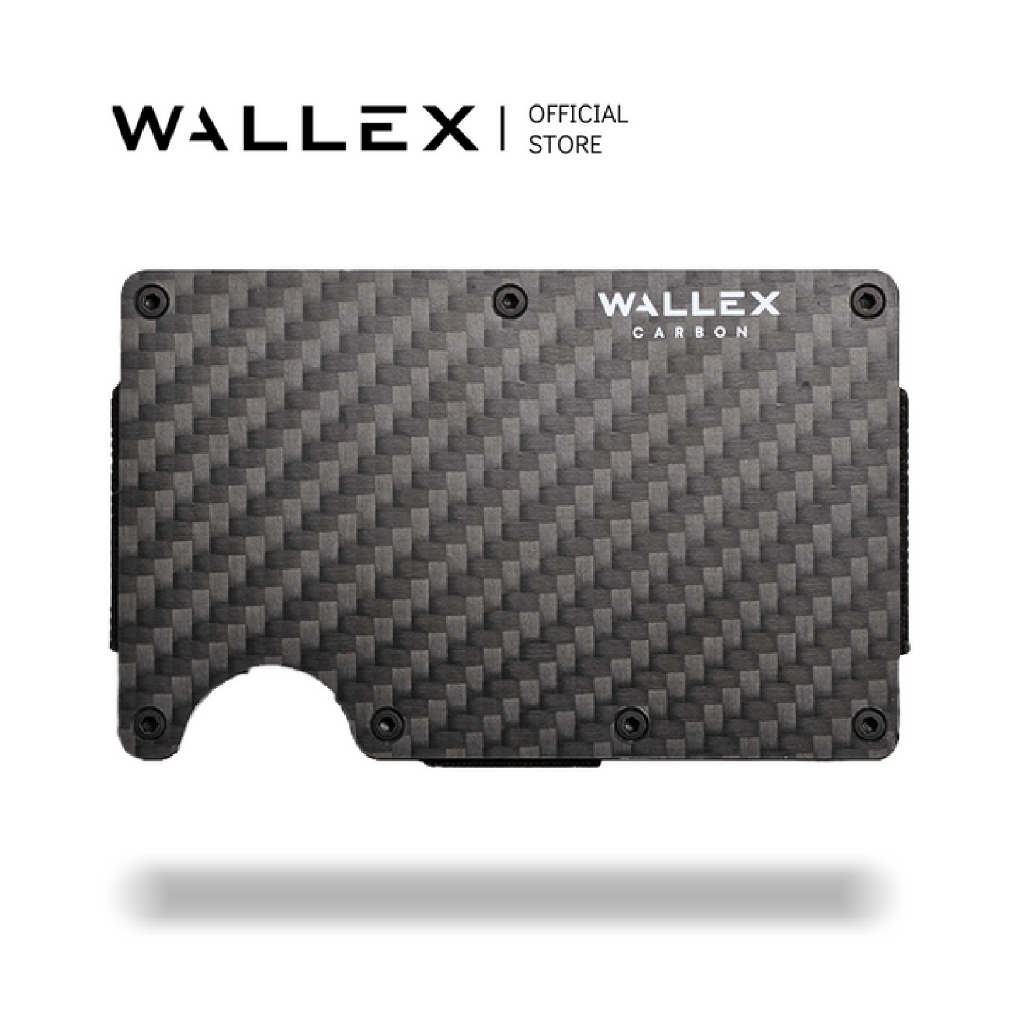 Wallex S Forged Carbon Card holder RFID Blocking Wallet Airtag | Shopee ...