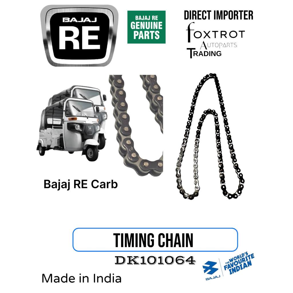 BAJAJ RE Timing Chain (CARB Part DK101064/FI Part RA511202) Genuine ...