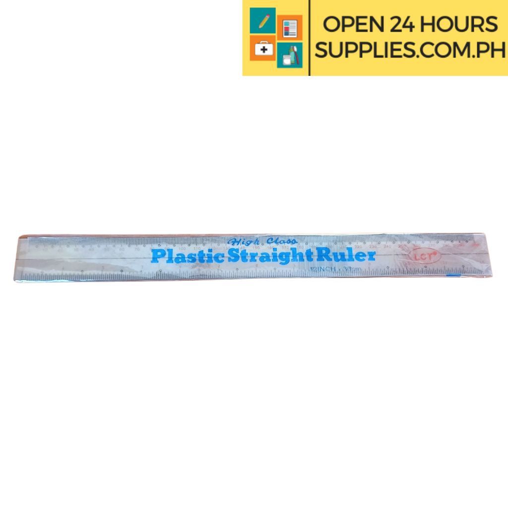 Joy Affordable Durable Plastic Ruler 12 Inches For School And Office ...