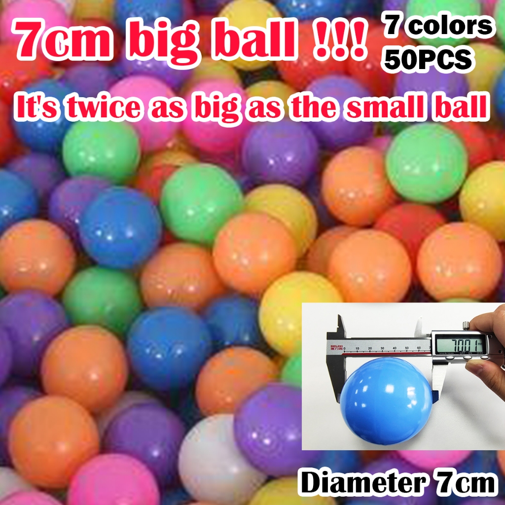 Plastic Ocean 5.5cm Balls Baby Play Balls Colorful Stress ball toys ...