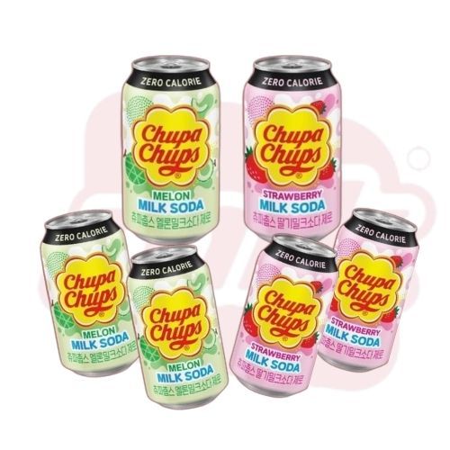 Nongshim Chupa Chups Zero Milk Soda 350ml (Pack of 6) | Shopee Philippines