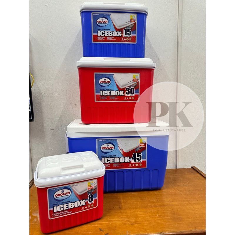 Orocan ice box with free ice scooper 8L , 15L , 30L , 45 L | Shopee ...