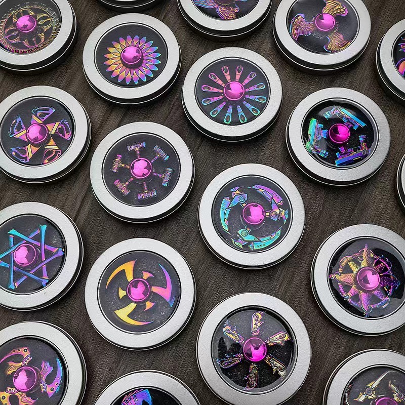 Random New Style Decompression Creative Toys Colorful Fidget Spinner ...