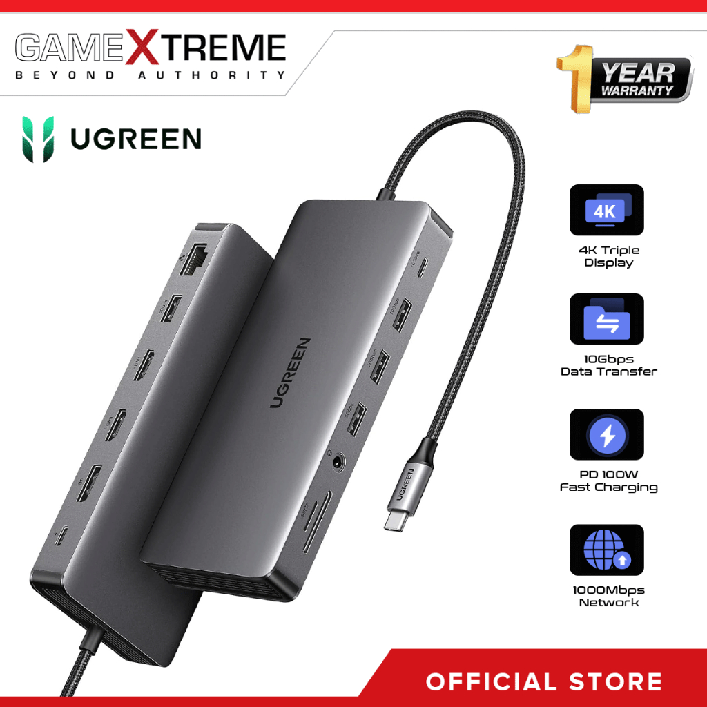 Ugreen USB-C 13-in-1 Multifunction Adapter CM681/15978 | Shopee Philippines