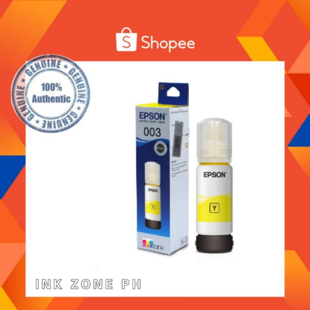 003 Ink Yellow FOR L3110 - L3210 - L 5190 INKS 65ml PREMIUM COMPATIBLE ...