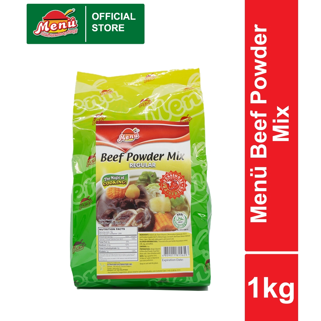 Menu Beef Powder Mix 1kg | Shopee Philippines