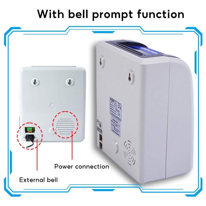 Bundy Clock Time Recorder Attendance Machine Time card 5 Bag Time In ...